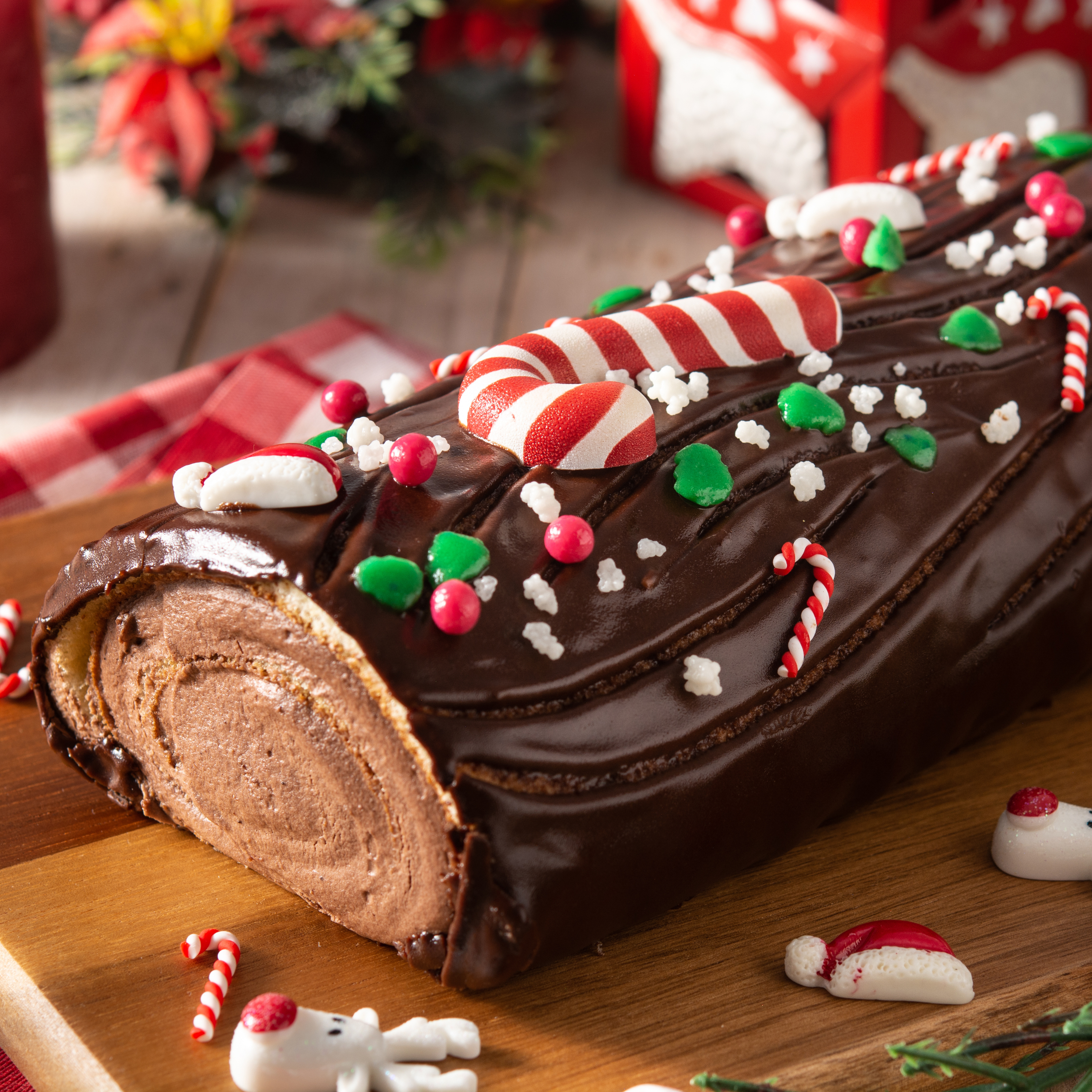 Yule Log Decorating I Christmas Creations